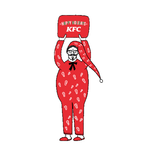 Merry Christmas Sticker by KFC LA&C for iOS & Android | GIPHY