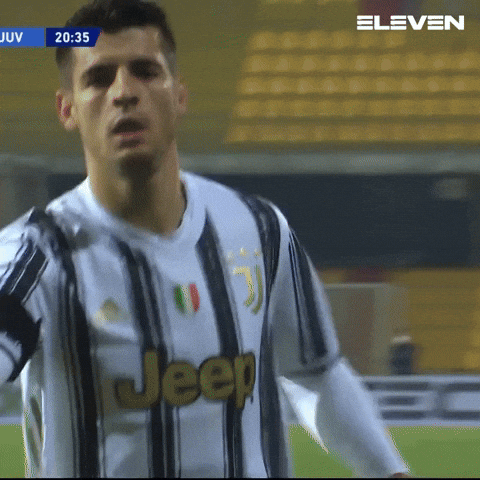 Happy Alvaro Morata GIF by ElevenSportsBE - Find & Share on GIPHY