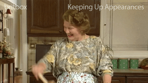Happy Woot Woot GIF by britbox - Find & Share on GIPHY
