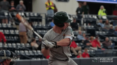 Home Run Baseball GIF by GreenWave - Find & Share on GIPHY