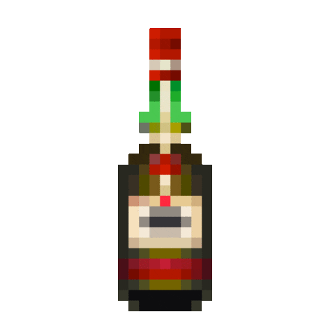 Pixel Drinking Sticker by Licor Beirão for iOS & Android | GIPHY