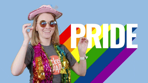 Gay Pride Rainbow Gif By Sticker - Find & Share on GIPHY