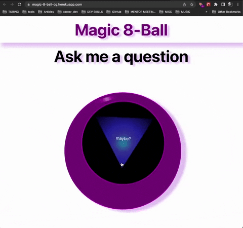 GitHub - GOECHA/magic-8-ball