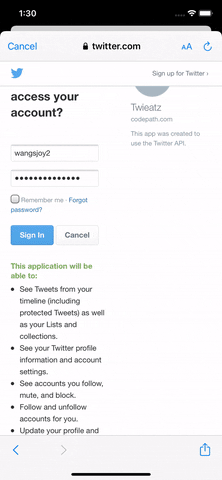 GitHub - wangsjoy/Twieater