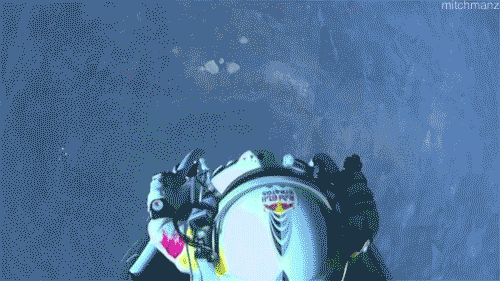 Felix Baumgartner Jump GIF - Find & Share on GIPHY