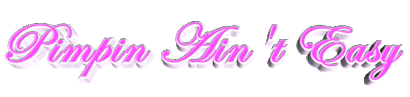 Pimpin Ain'T Easy Sticker by AnimatedText for iOS & Android | GIPHY