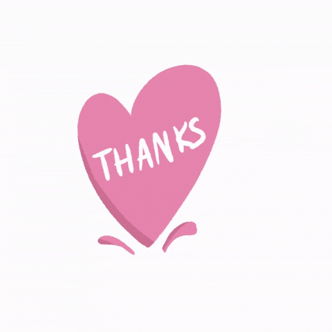 Heart Thank You GIF - Find & Share on GIPHY