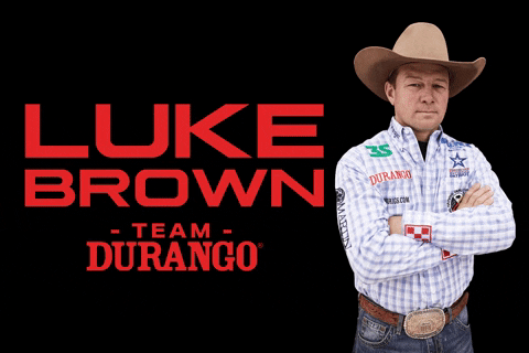 Luke Brown Team Roping GIF by DurangoBoots - Find & Share on GIPHY